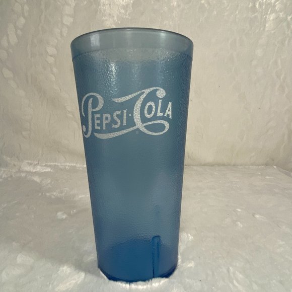 Pepsi | Dining | Retro Pepsi Cola Restaurant Blue Plastic Tumbler Cup ...